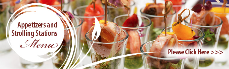Gourmet Catering Menus – Brunch, Weddings, Dinner, Holidays